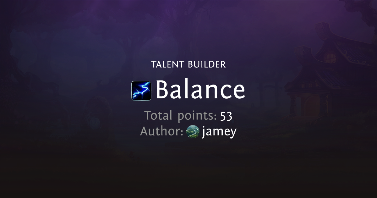 Balance | Talent Builder