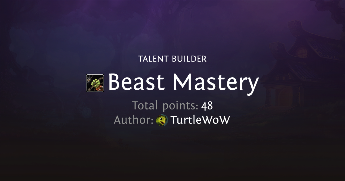 Beast Mastery | Talent Builder
